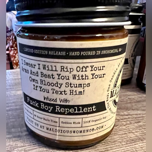 malicious women candle co | Accents | New Malicious Women Candle Co Fck ...